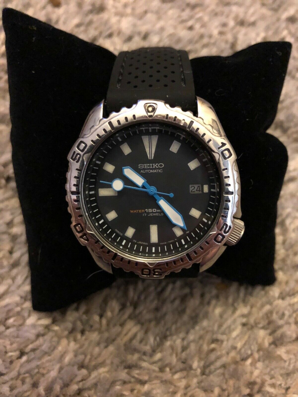 Vintage Seiko diver PLONGEUR hands MOD with Genuine Seiko 7002-7020 ...