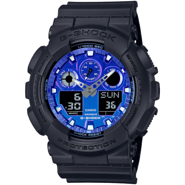CASIO G-SHOCK GA-100FL-1AJF Flame inside Analog Digital Watch Big Case ...