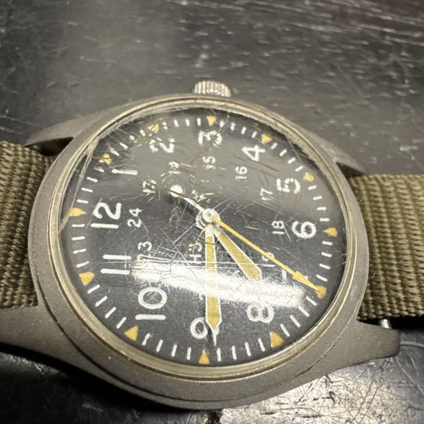 For Repair Vintage Hamilton H3 Military Wrist Watch | WatchCharts ...