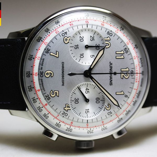 German Junghans CHRONOSCOPE Meister Telemeter Automatic Chronograph ...