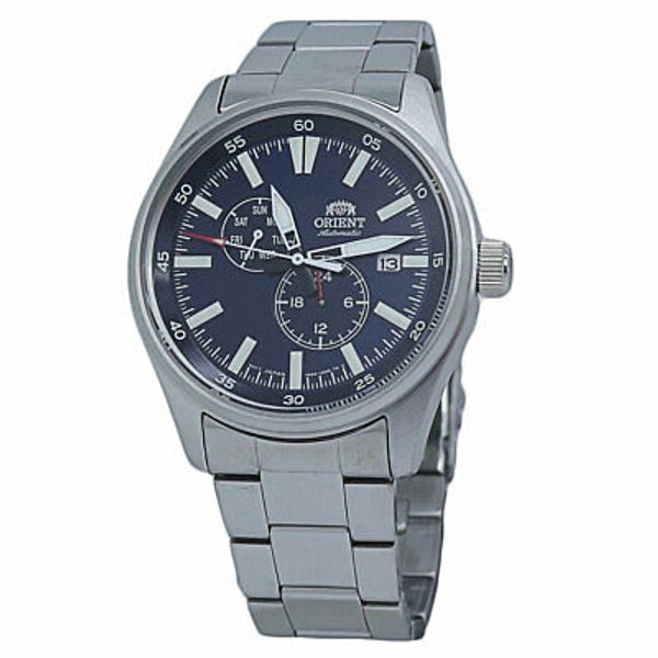 Orient Defender II Blue Dial Stainless Steel Men's Watch RA-AK0401L10B ...