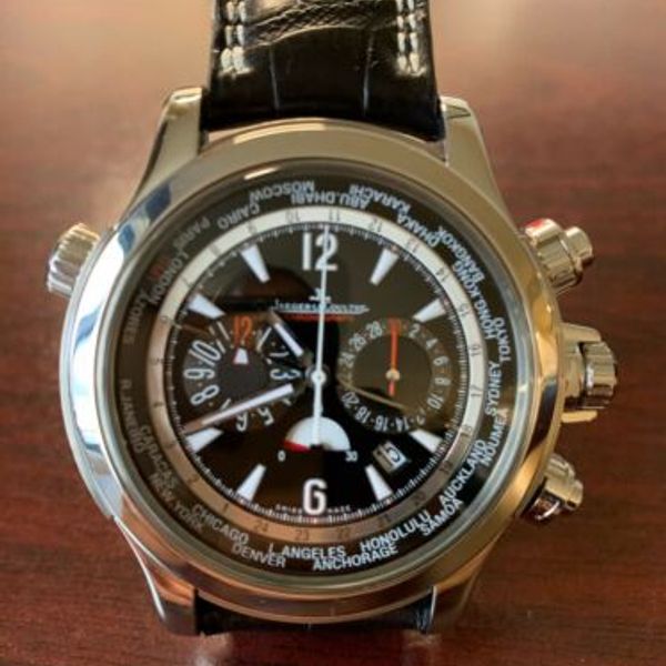 Jaeger-LeCoultre Master Compressor World Chrono Auto Steel Mens Watch ...