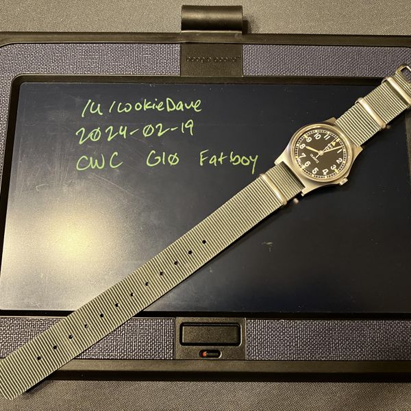 [WTS] CWC G10 Fatboy-80 Quartz Re-Issue | WatchCharts Marketplace