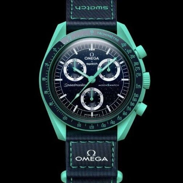 OMEGA X SWATCH SpeedMaster MoonSwatch MISSION ON EARTH - POLAR LIGHTS ...