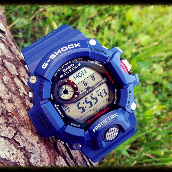 FS: Positive Display NAVY BLUE RANGEMAN GW-9400 GW-9400NV Man in NAVY ...