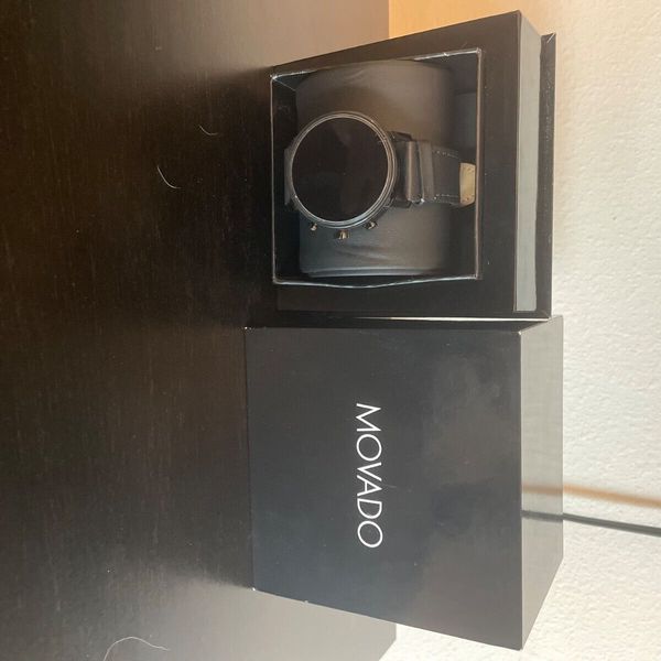 MOVADO CONNECT 2.0 BLACK DIGITAL SMARTWATCH USED IN GREAT CONDITION ...