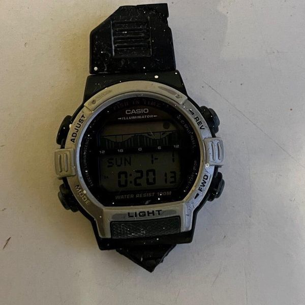 Casio Forester Fish in Time Digital Watch Mens 1879 FT-200 New Battery ...