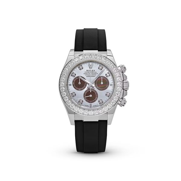 Mint Apr 2025 Rolex Daytona 126589RBR 126589 White MOP with 8 Diamonds ...