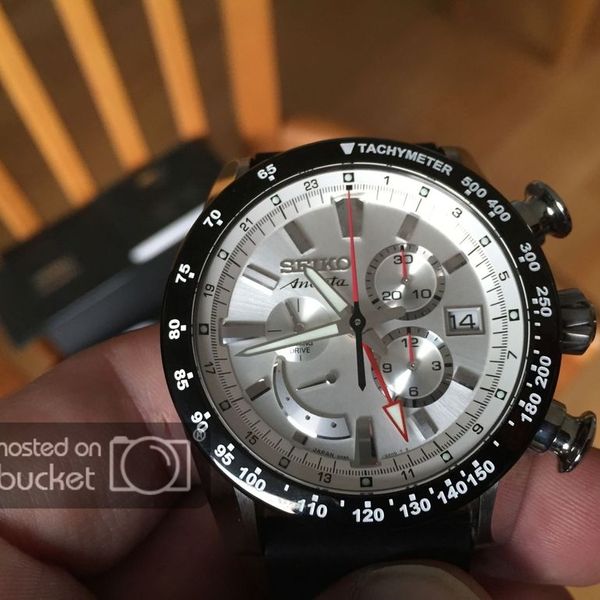 FS: Seiko Ananta Spring Drive Chronograph GMT SPS007 SPS007J1 ...