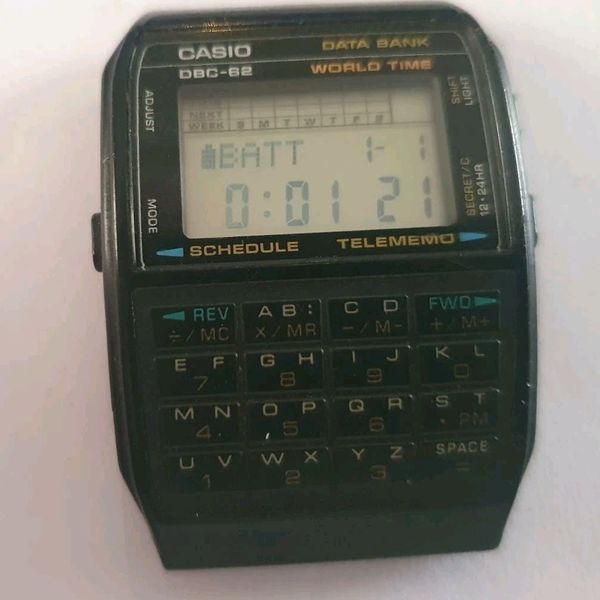 CASIO DBC-62 DATABANK RETRO WATCH | WatchCharts Marketplace