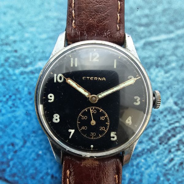 Vintage Eterna Military Style Men's Watch | WatchCharts Marketplace