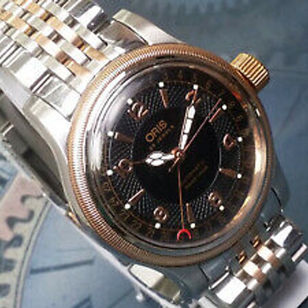 Oris Automatic Eta 2846 Movement Analog Calender Dial Mens Wrist Watch ...