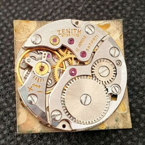 Vintage Zenith 2310 gents watch movement, with dial -Working ...