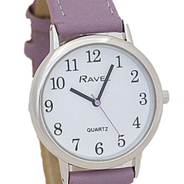 Ravel Ladies Classic Strap Large Watch Purple | WatchCharts Marketplace