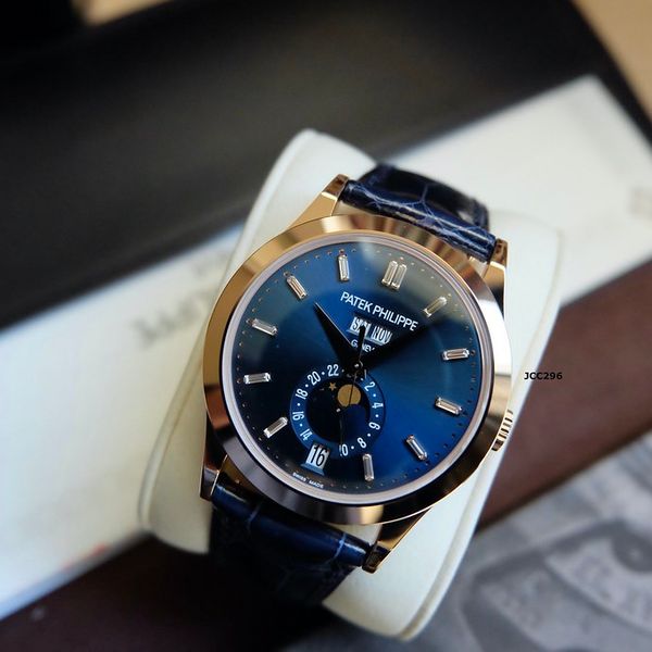 FS: NEW Patek Philippe 5396R-015 Annual Calendar Moonphase Blue ...