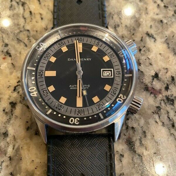 Dan Henry 1970 Automatic Diver 44mm Grey Dial -Sold Out Original ...