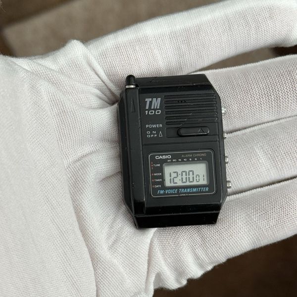 Rare Vintage Casio TM-100 Voice Transmitter Antenna Watch Module 661 ...