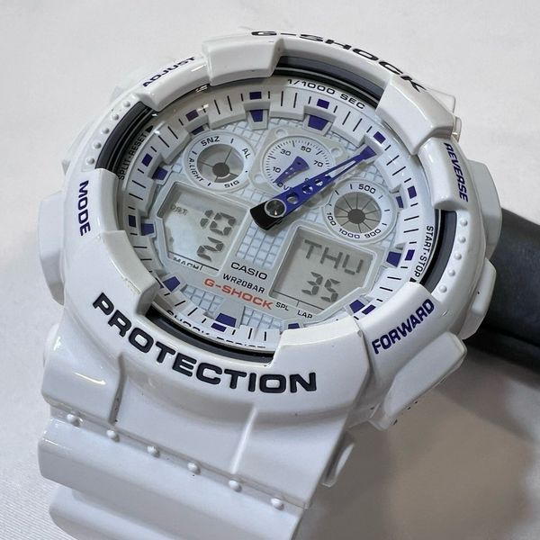 Brand New Gorgeous $150 Casio G-Shock GA100A Analog Digital World Time ...