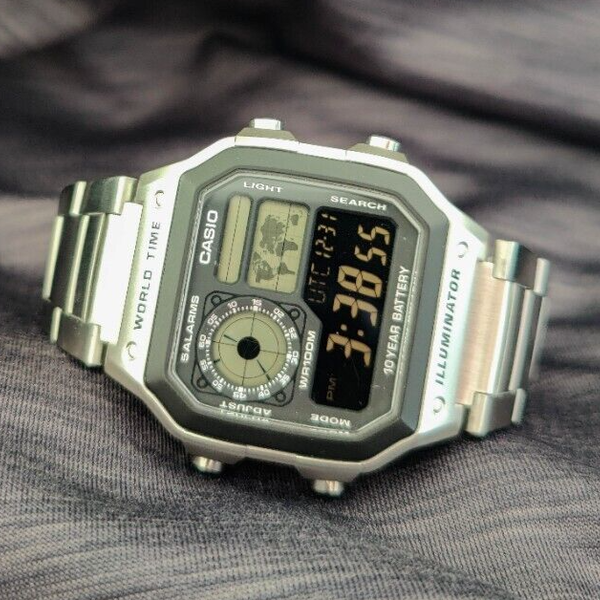 Casio AE-1200 Modified Half Negative Display - Casio Royale - AE ...