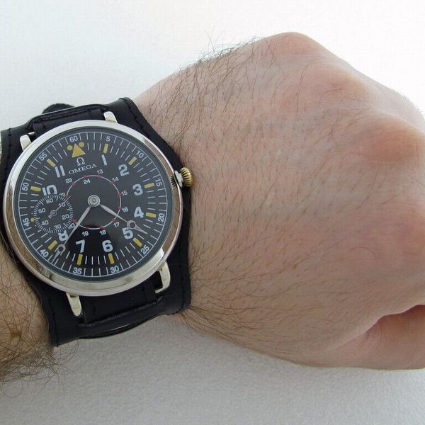 Omega Laco Aviator FLIEGER Luftwaffe Pilot WW2 Vintage 1939-1945 Swiss ...