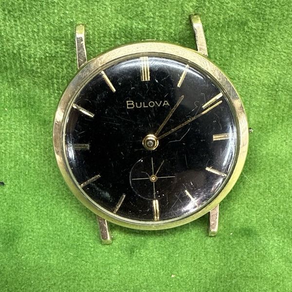 Vintage Bulova Men Watch M6 Running Missing Crown | WatchCharts Marketplace