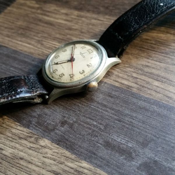 VINTAGE MILITARY STYLE ROTARY ETA CAL 725 DENNISON AQUATITE RUNS ...