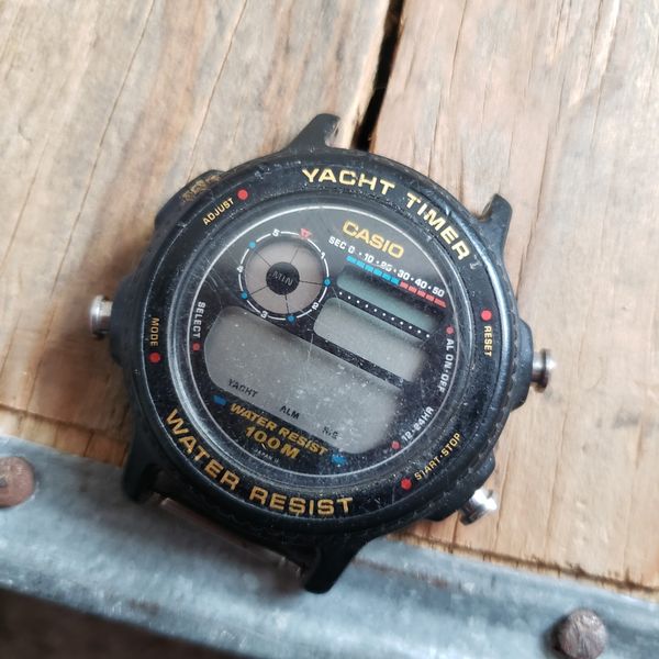 Casio Yacht Timer TRW-30 Module 932 Vintage Menâ s Watch FOR PARTS ...
