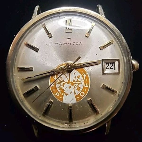 Vintage Hamilton 694A 17 Jewels Automatic B.P.O.E. Logo Man's Wrist ...