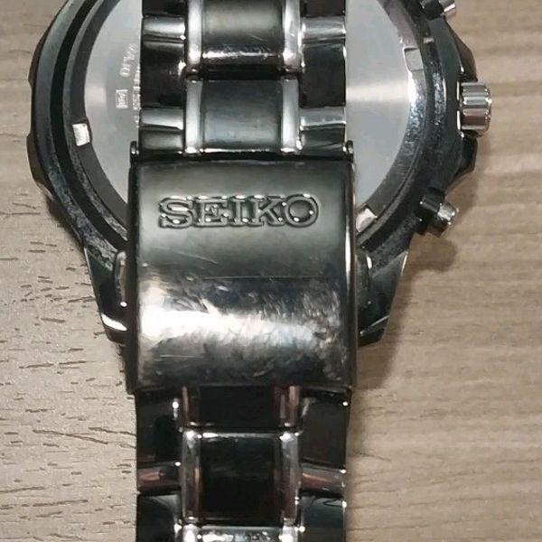 VTG Seiko Solar Chronograph Watch w Orig. Seiko Band / V 172 - OAJO ...