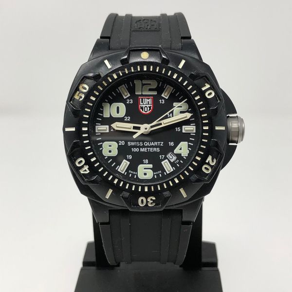 Luminox Diver Watch 100m Sentry Series 0200 Black Dial Quartz Swiss ...