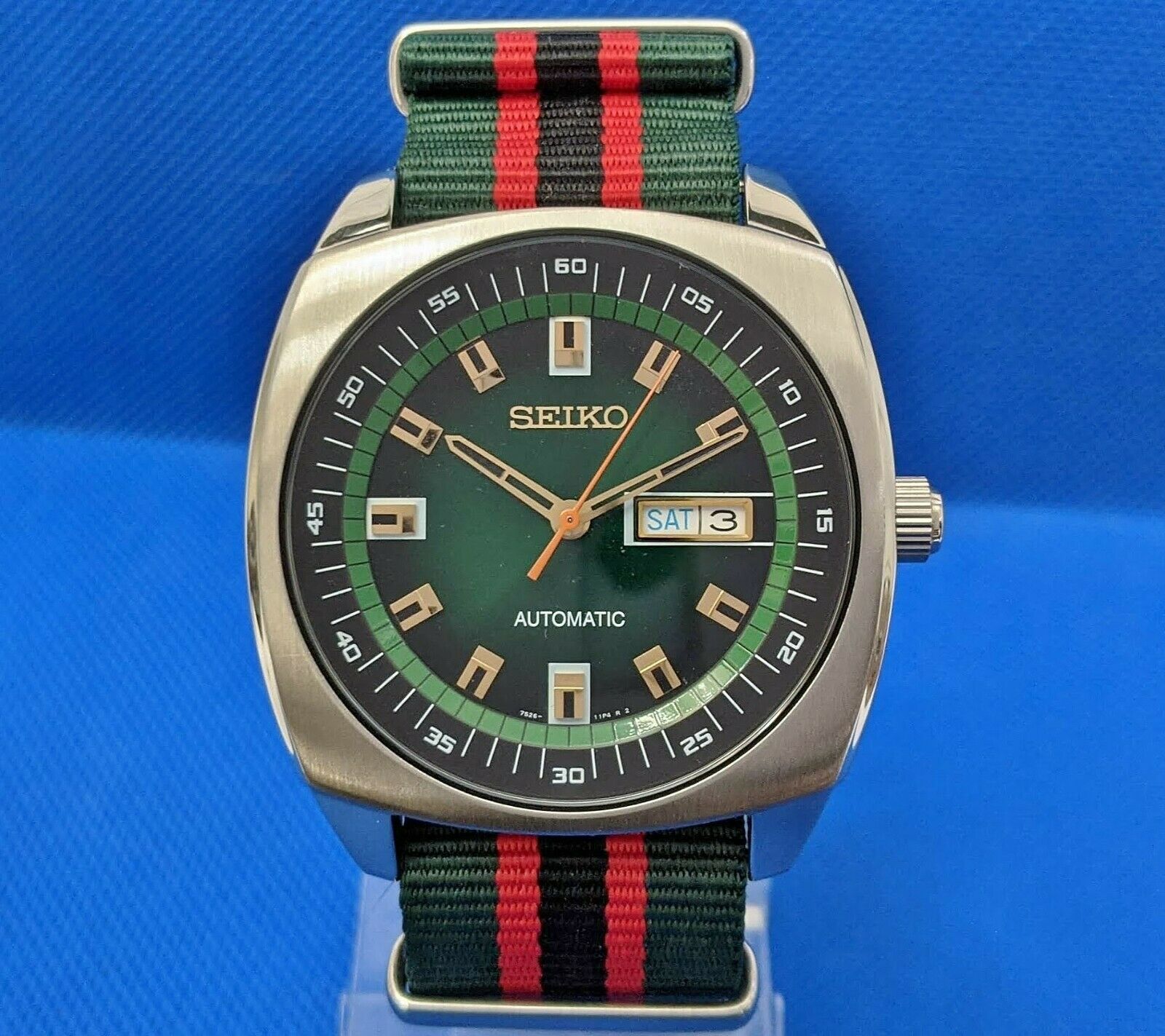 SEIKO RECRAFT SNKM97 | FULL KIT WITH NATO STRAP & SIGNED BRACELET ...