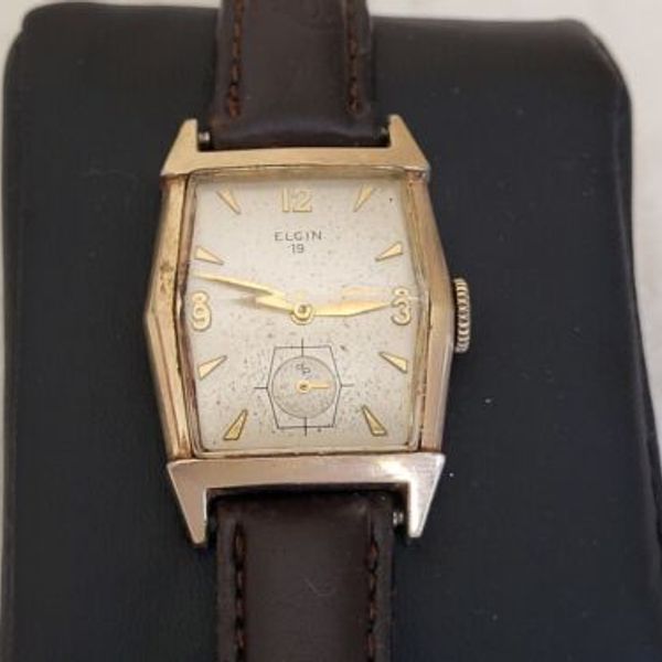 VINTAGE ELGIN 19 Jewels 681USA working BUT SOLD FOR REPAIR ...
