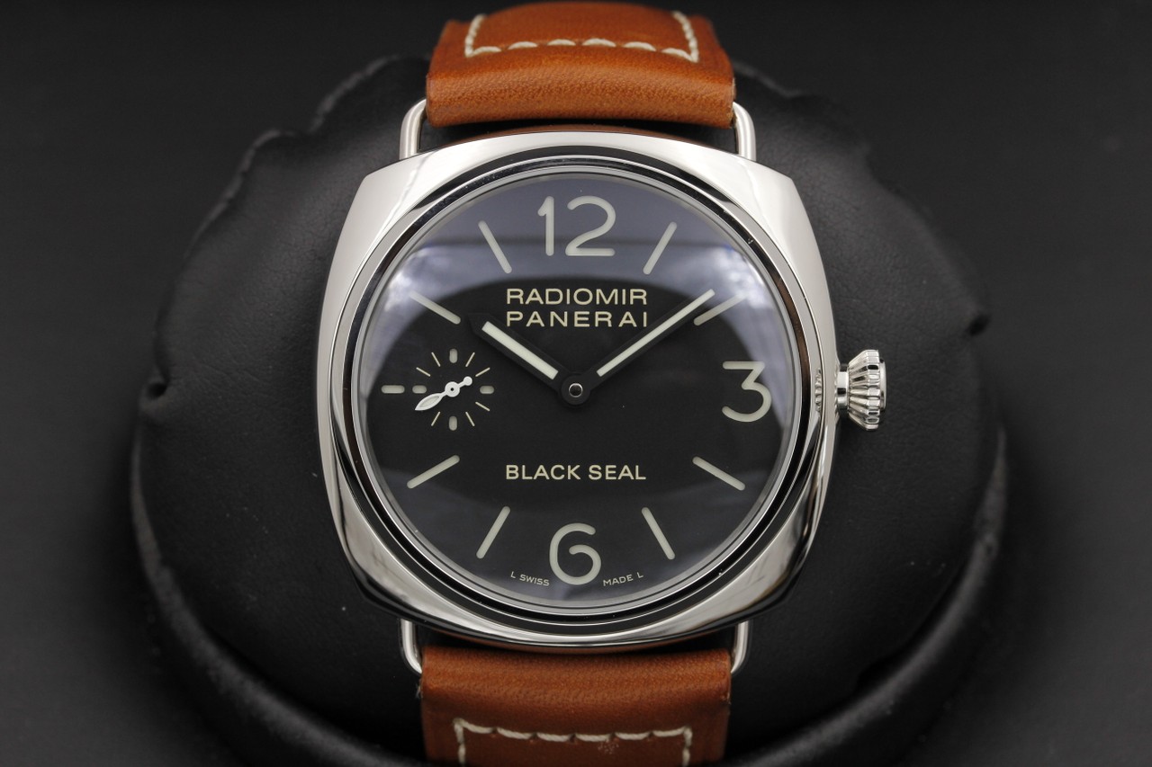 FSOT: Panerai Radiomir - Pam 183 - Black Seal - Stainless Steel - 45mm ...