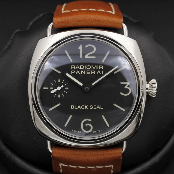 FSOT: Panerai Radiomir - Pam 183 - Black Seal - Stainless Steel - 45mm ...