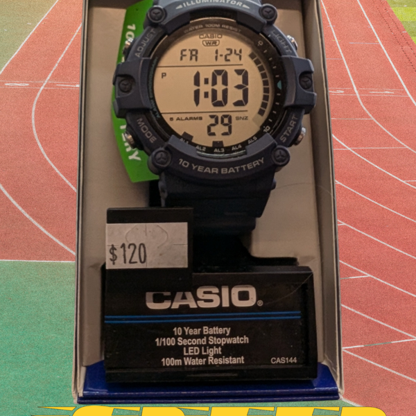 Casio Cas144 blue Extra Large Numbers Easy To Read Led Light, Water ...