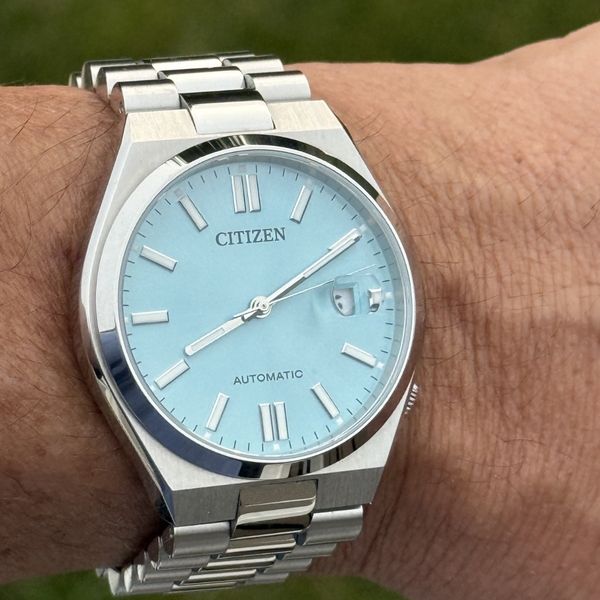 CITIZEN Automatic TSUYOSA Ice Blue Dial 40mm Men's Watch NJ0151-53M ...