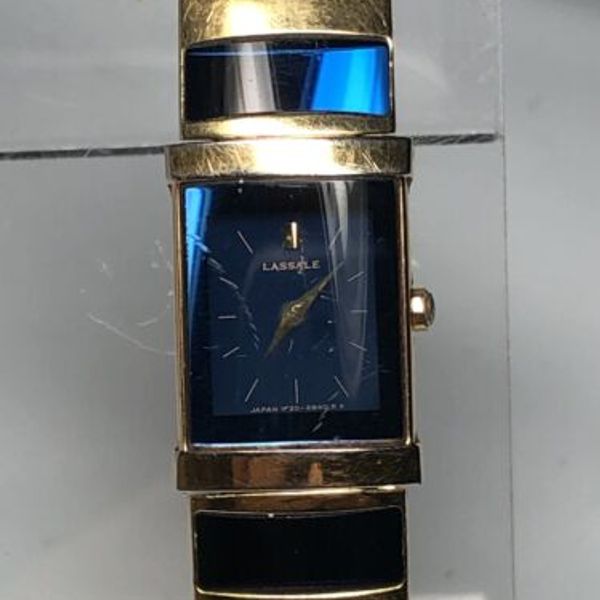 LASSALE WOMEN'S WATCH BLUE & GOLD TONE 1F20 5K79 WORKING | WatchCharts ...