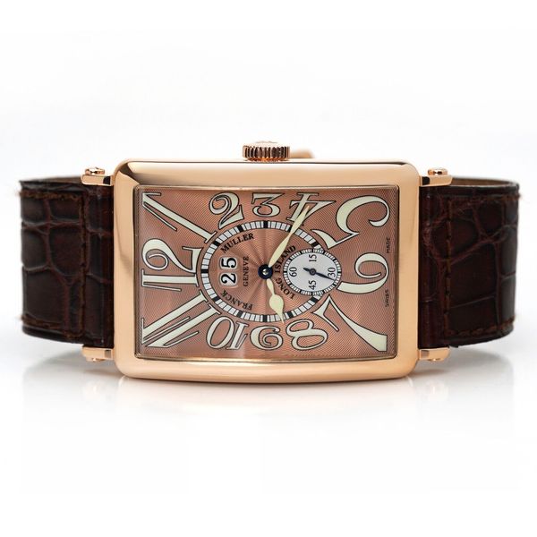 Franck Muller Long Island Date Wristwatch 1200 S6 GG LONG ISLAND Gold ...