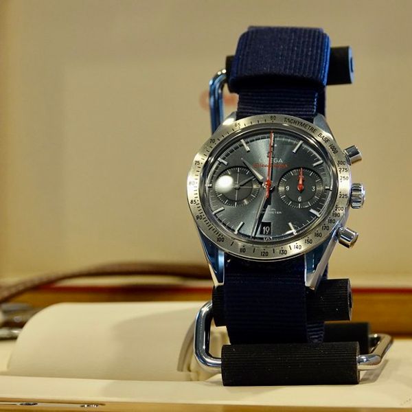 FS: Omega Speedmaster '57 Blue Dial Chronograph | WatchCharts Marketplace