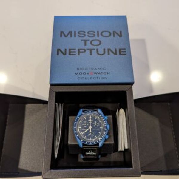 OMEGA X Swatch Mission to Neptune - MoonSwatch BRAND NEW IN BOX ...