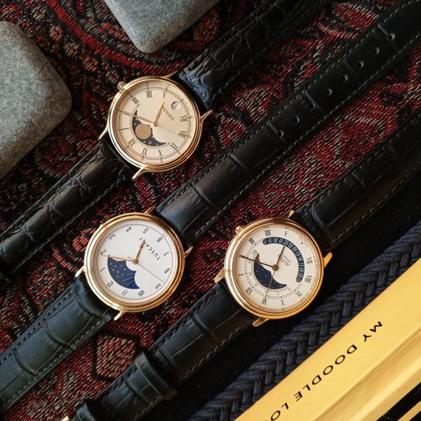 [WTS] Swiss & Japanese Classic Moonphase Quartz Watches | WatchCharts ...