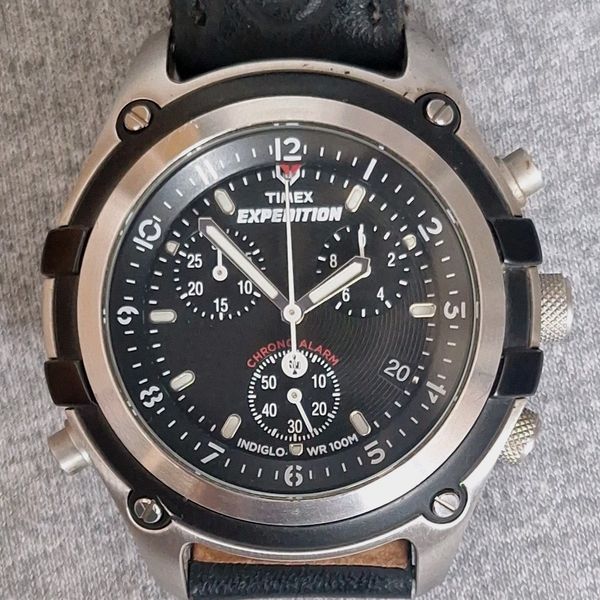 Mens Timex Expedition Indiglo Chronograph Alarm | WatchCharts Marketplace