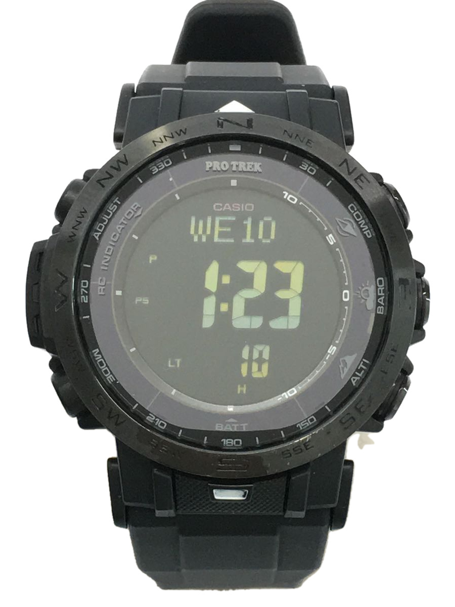 [Used] CASIO Solar Watch_PRO TREK/Digital/Black/PRW-30Y-1BJF [Clothing ...