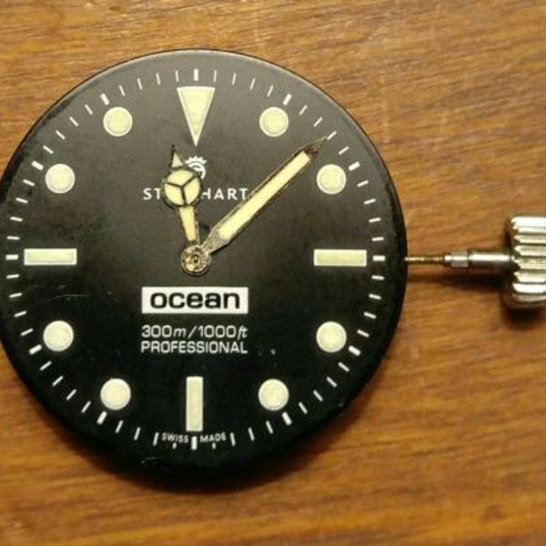 Steinhart Ocean Dive Watch RARE OCEAN DIAL * For Parts Or Repair ...