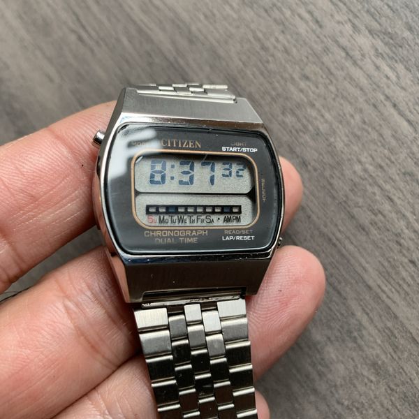 Vintage Citizen Digital Watch 4 098340 90615369 Fully Works ...