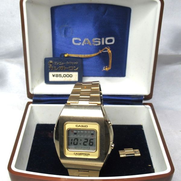 CASIO CASIOTRON QW03-56G 03-505 NEW Battery Vintage Men's Watch With ...