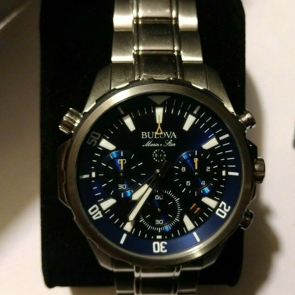 Bulova Men's Watch Marine Star Chronograph 96B256 | WatchCharts