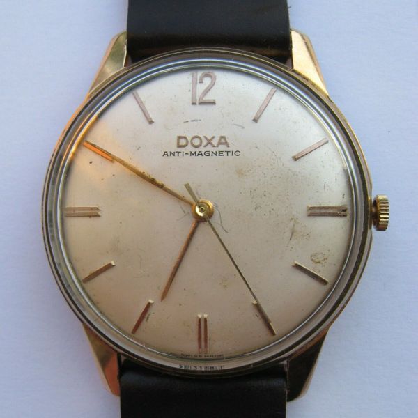 DOXA 103 mechanical hand winding Swiss watch ETA 2391 from 1969. year ...