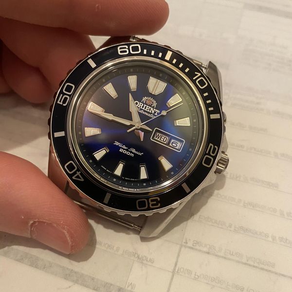 Orient Mako XL Blue Dial $80.00 | WatchCharts