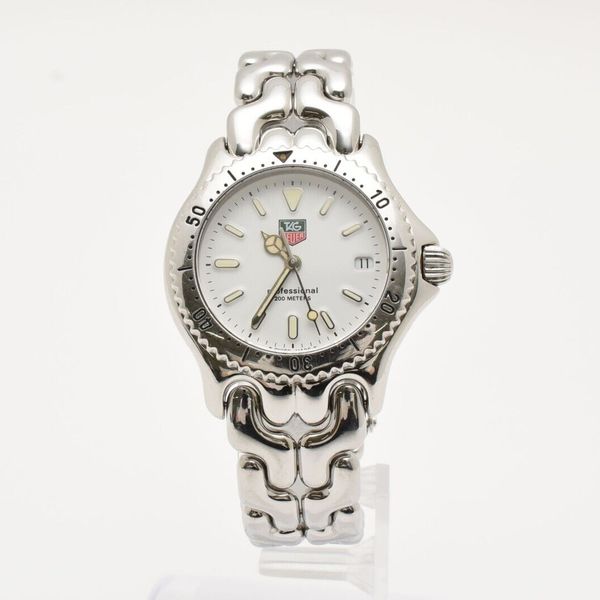 Vintage 1990s TAG Heuer Professional S/el S90.813 White Dial Qz Mens ...